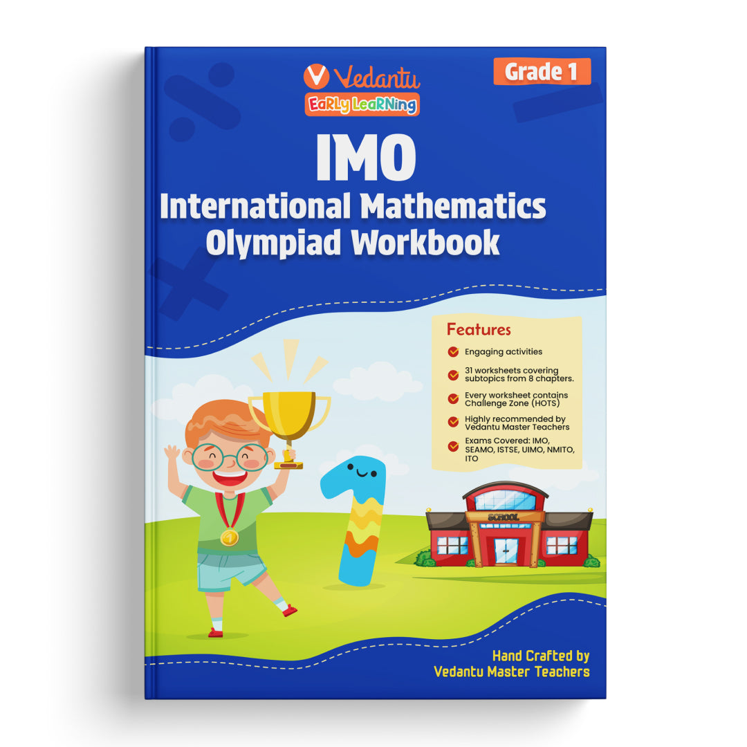 Vedantu Early Learning IMO Workbook for Grade 1 | Boost Problem-Solvin