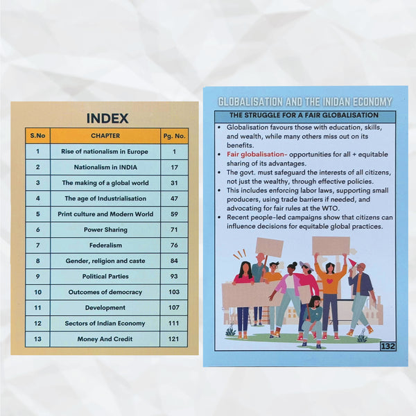 Vedantu Quick Revision Cards for CBSE Class 10 Mathematics, Science, S