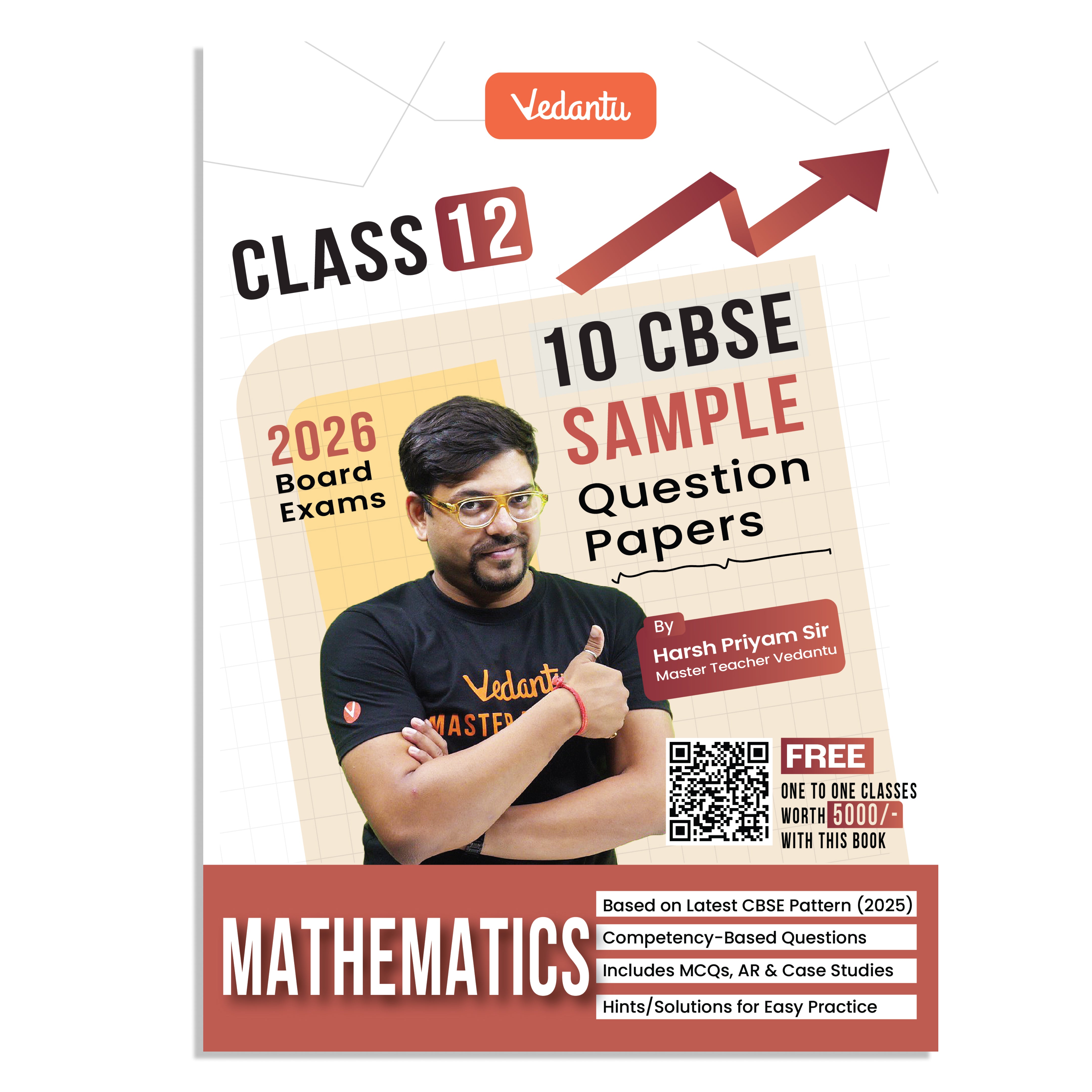Vedantu CBSE Class 12 Mathematics Sample Paper Book 2026 Board Exam