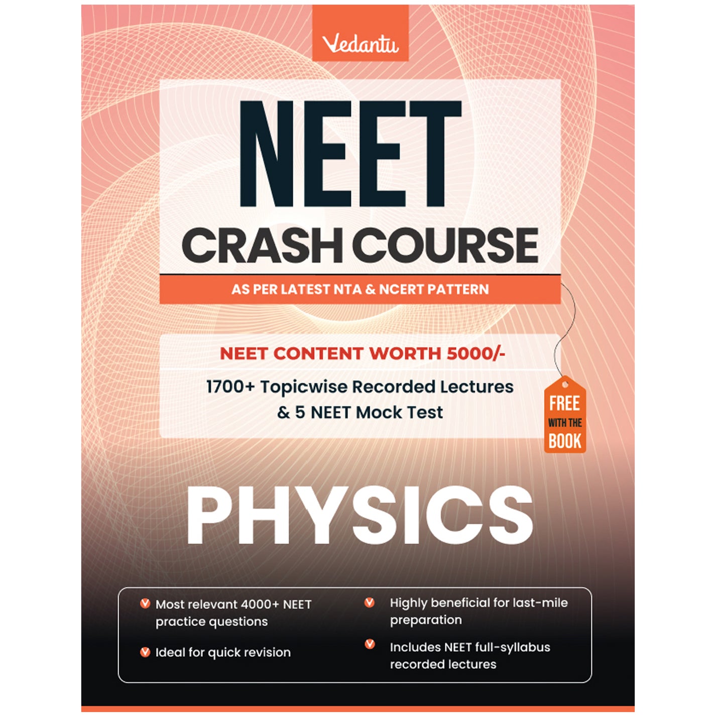 Vedantu NEET 2025 Crash Course Book Set Of 3 – Physics, Chemistry, Bio