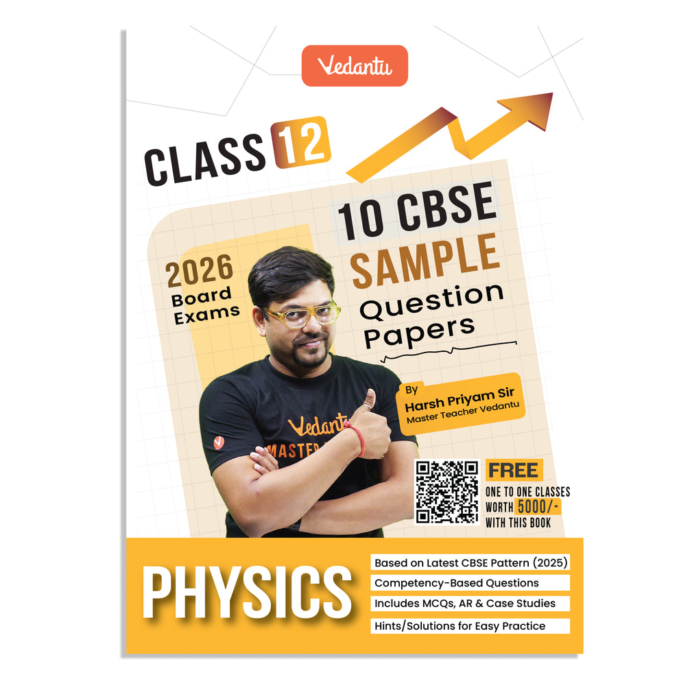 Vedantu CBSE Class 12 Physics Sample Paper Book 2026 Board Exam | 10 S