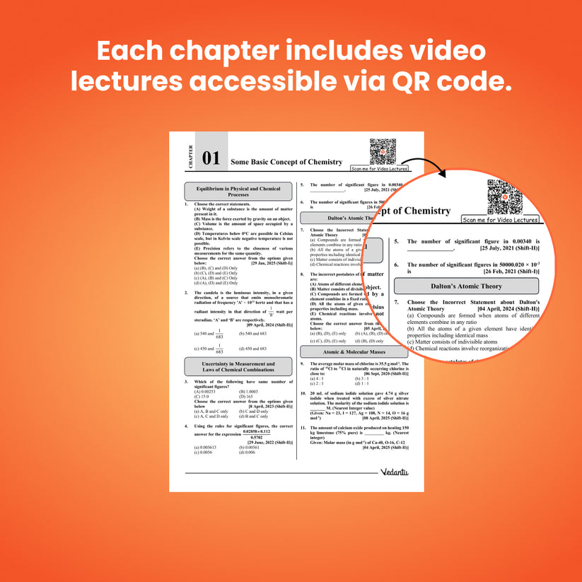 Vedantu JEE Main Physics PYQ Book | 7 Years (2019–2025) Solved Papers